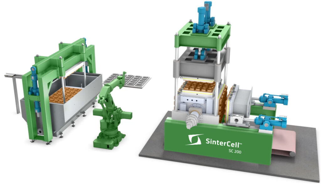 SinterCell™ 200 | High-speed fiber moulding machine